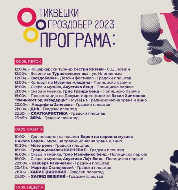 Видео Гроздобер 2023 Кавадарци деновиве е центар на Македонија